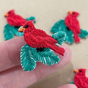 Tiny Cardinal Patch, Little Cardinal Patch, Small Cardinal Iron On ...