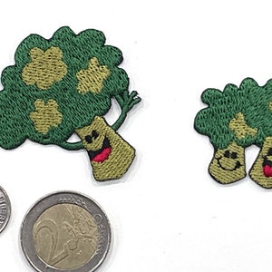 Broccoli Patch, Broccoli Iron-on Patch, Broccoli Embroidered Single ...