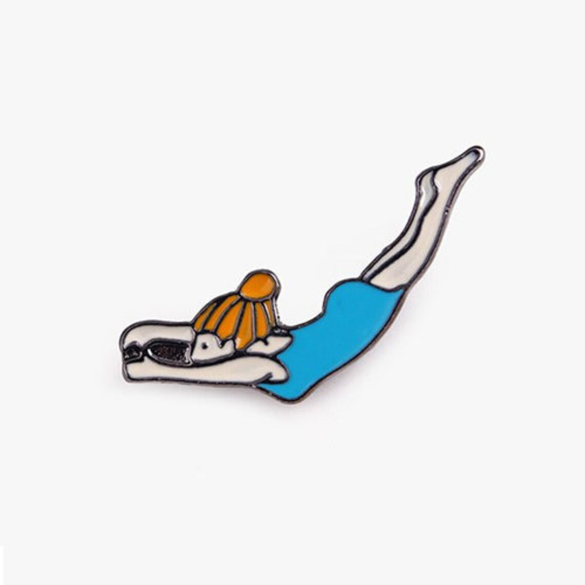 Diver Badge Enamel Pin Metal Pin Swimming Pin - Etsy