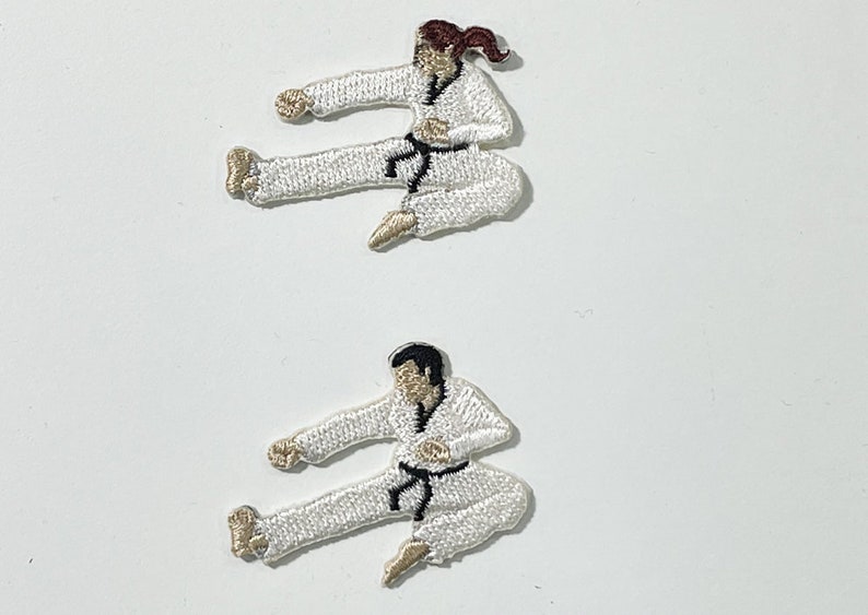 Taekwondo Patch, TKD Kick Iron-on Patch, Taekwondo Embroidery Patch - Etsy