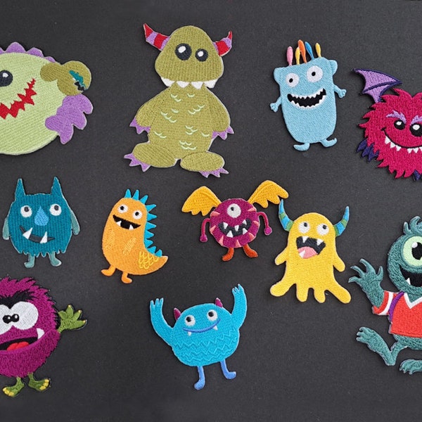 Monster Patch - Etsy