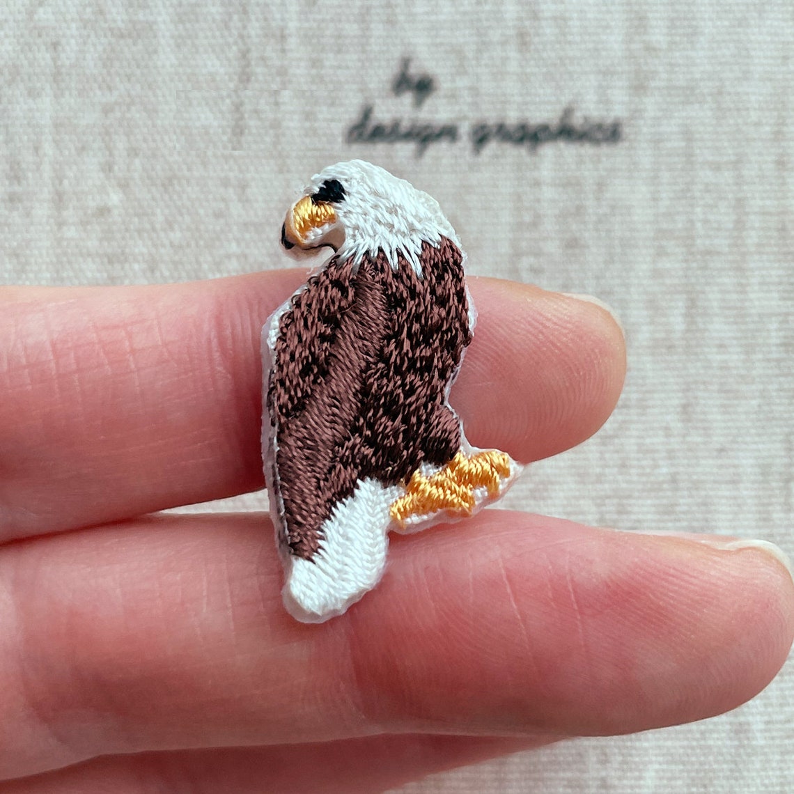 Tiny Bald Eagle Patch Small Eagle Iron On Eagle Applique - Etsy