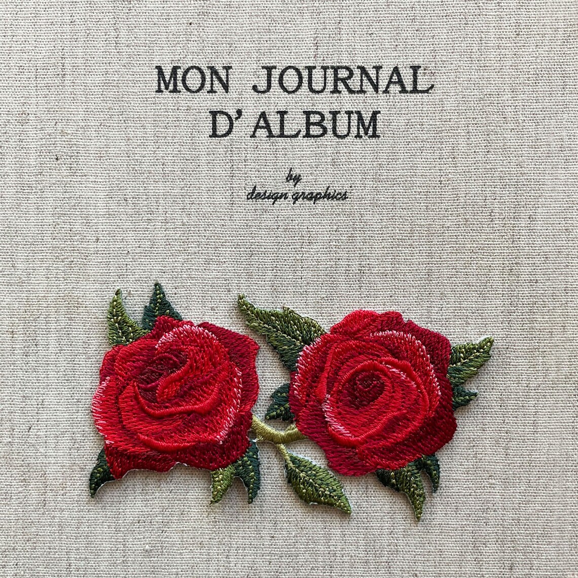 Red Rose Patch Flower Patch Flower Iron-on Patch Flower - Etsy