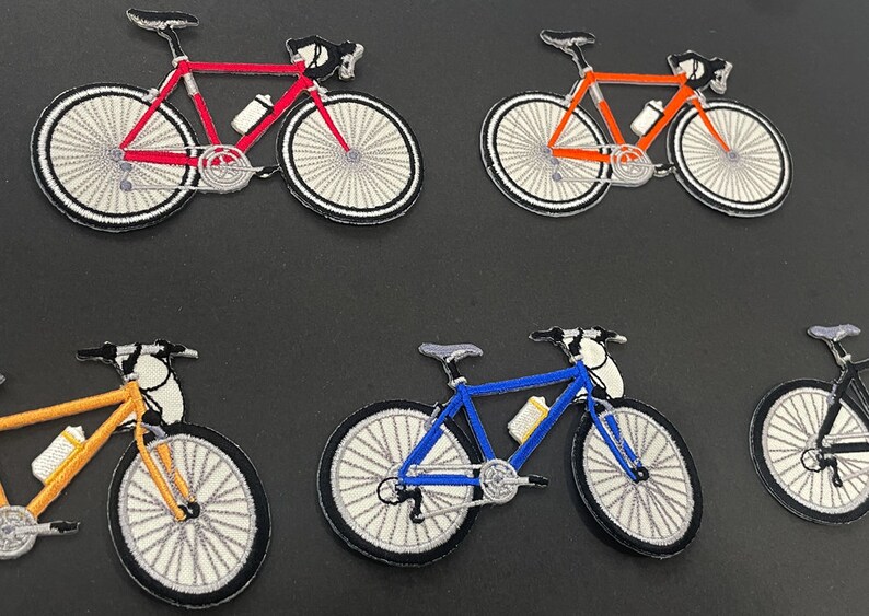 Bicycle Bike Patch Bike Ride Iron-on Patch Bicycle - Etsy