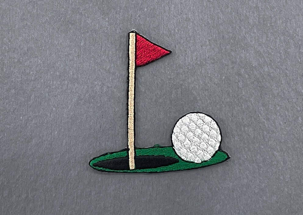 Golf Hole Patch, Golf Bag Patch, Golf Hole Embroidered, Golf Bag ...