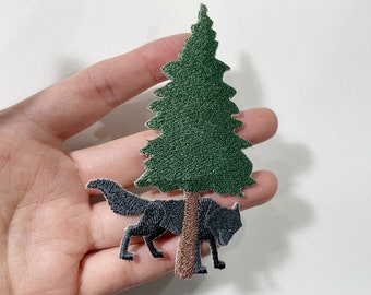 Iron on Pine Tree Applique - Etsy