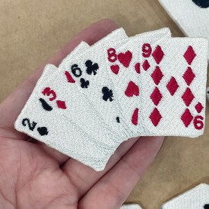 Playing Cards Patch, Playing Cards Iron-on Patch, Playing Cards Badge ...
