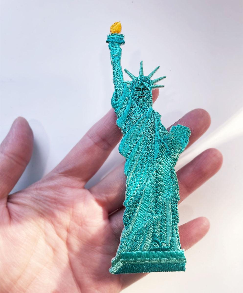 Statue of Liberty National Monument Patch, Statue of Liberty ...