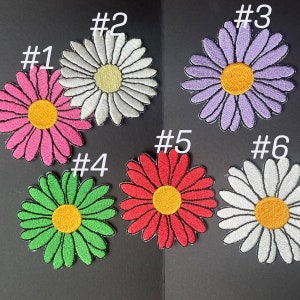 Daisy Patch, Flower Iron-on Patch - Etsy