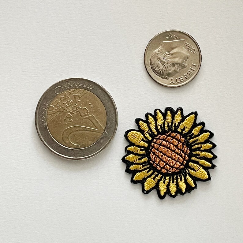 Sunflower Patch Sunflower Iron-on Patch Sunflower Iron-on - Etsy