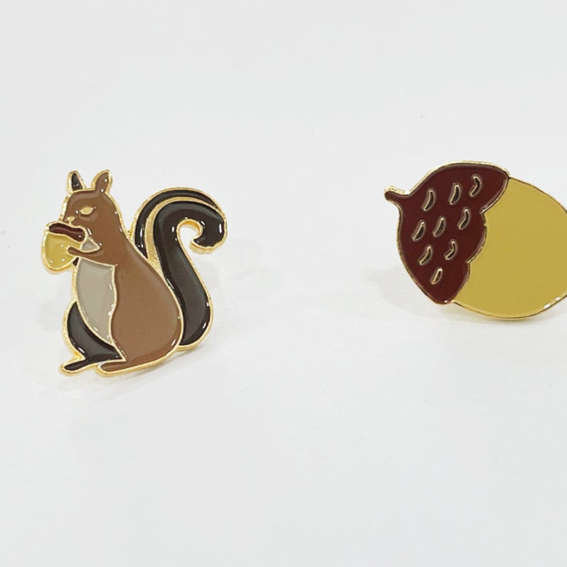 Squirrel Pin - Etsy