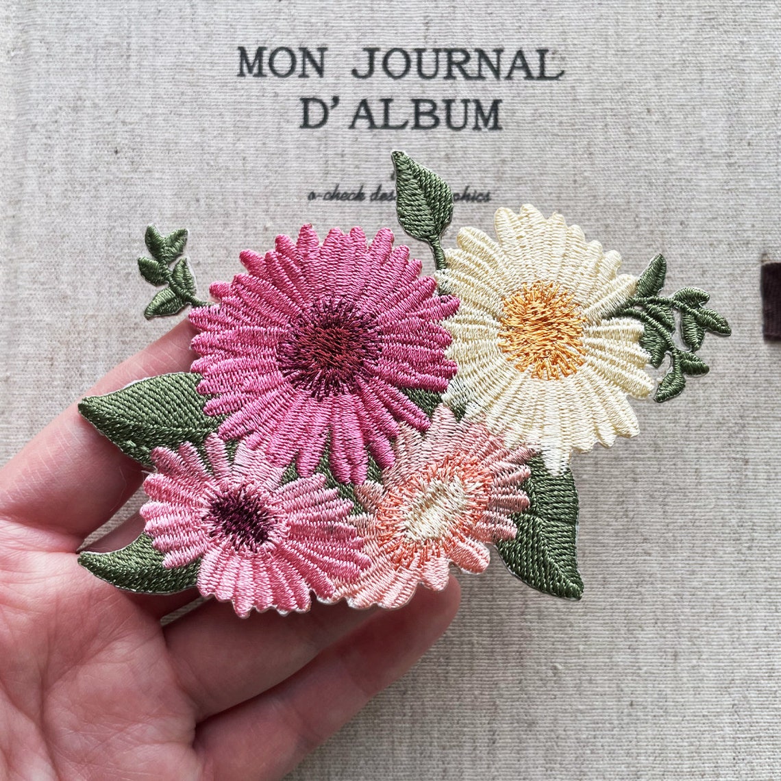 Bloom Flower Patch, Flower Patch, Flower Iron-on Patch, Flower Iron-on ...