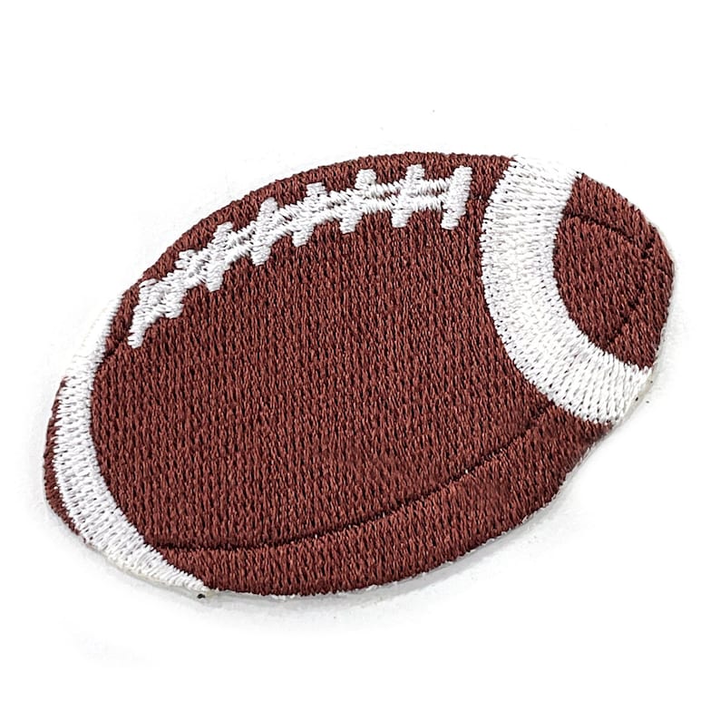 Football Patch, Football Iron-on Patch, Football Embroidered, - Etsy