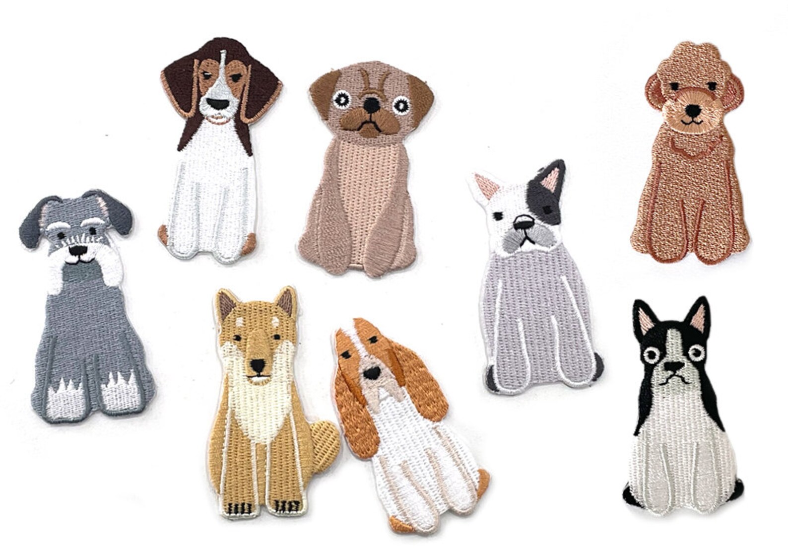 Dog Patch, Dog Iron-on Patch, Dog Embroidered Applique - Etsy