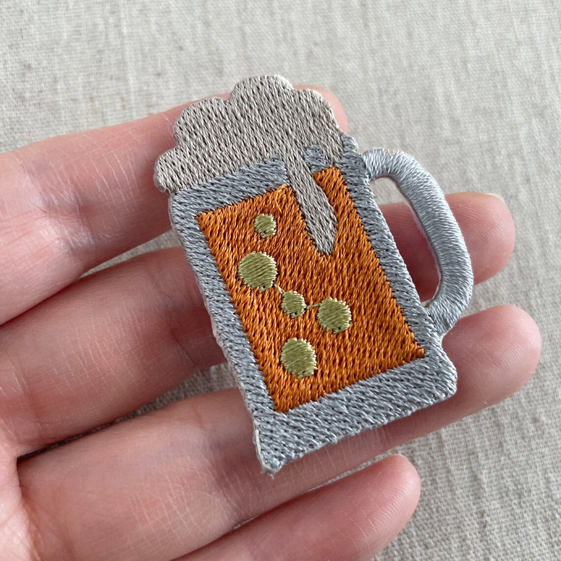 Pub Beer Mug Patch / Pub Beer Glass Patch Iron-on Patch - Etsy