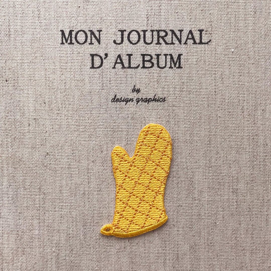 Oven Mitten Patch, Baking Oven Iron-on Patch, Oven Glove Iron-on Badge ...
