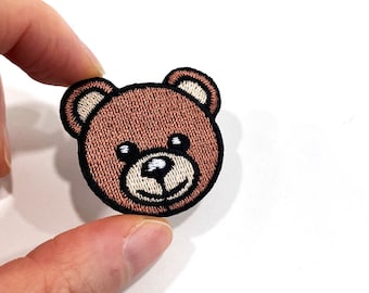 Teddy Bear Sew on Applique 6" High - Etsy