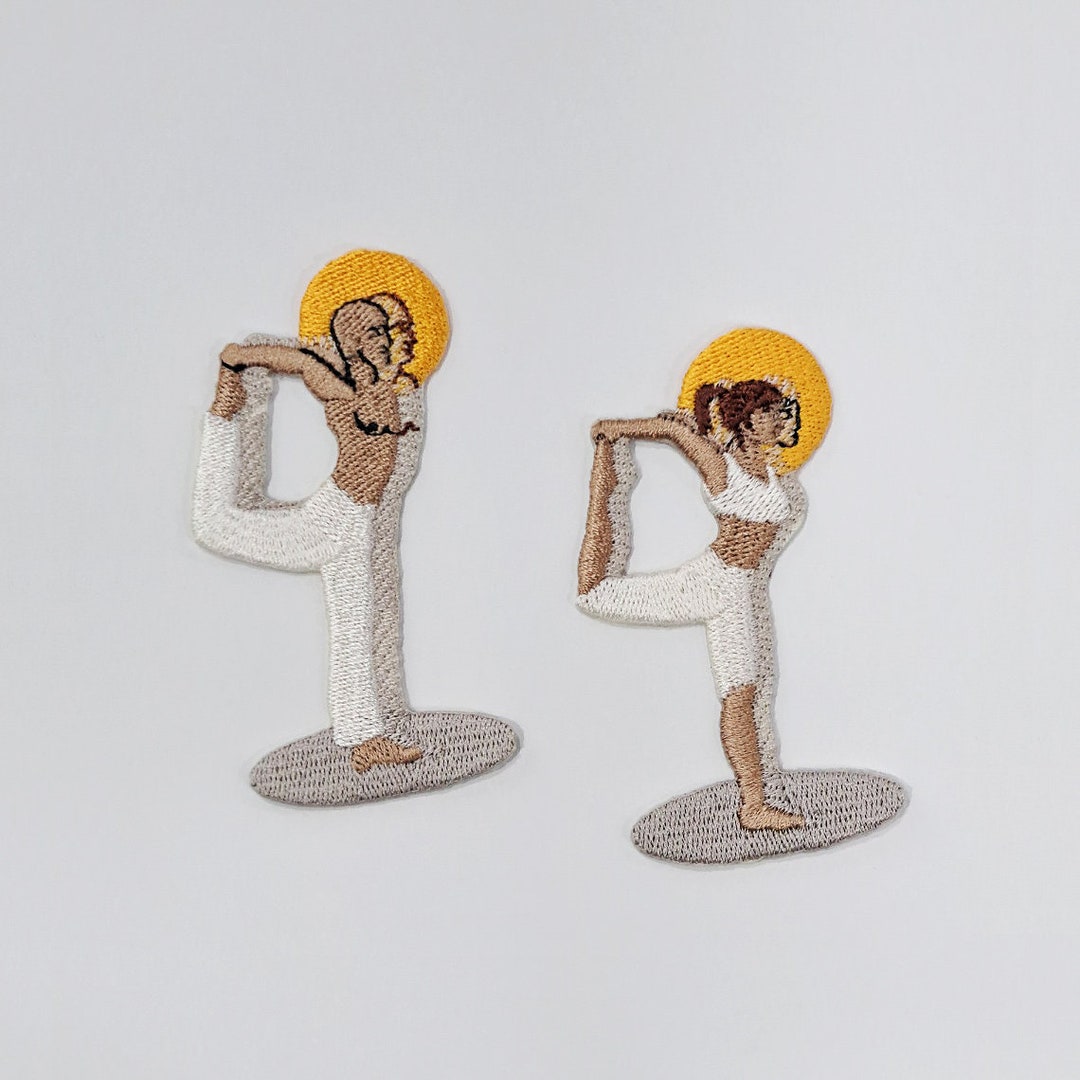 Yoga Patch, Yoga Iron-on Patch, Exercise Iron-on Badge - Etsy