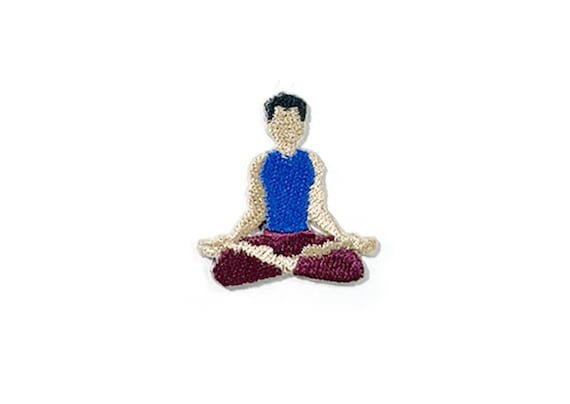 Yoga Patch Yoga Position Iron-on Patch Yoga Iron-on Badge - Etsy