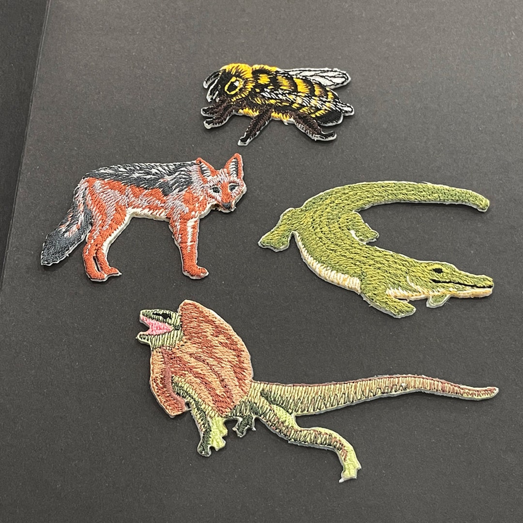 Frilled Lizard Patch, Bee Patch, Fox Patch, Crocodile Patch, Animal ...