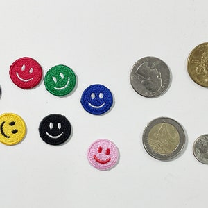 Smile Face Patch, Happy Face Iron-on Patch, Funny Face Iron-on Badge - Etsy
