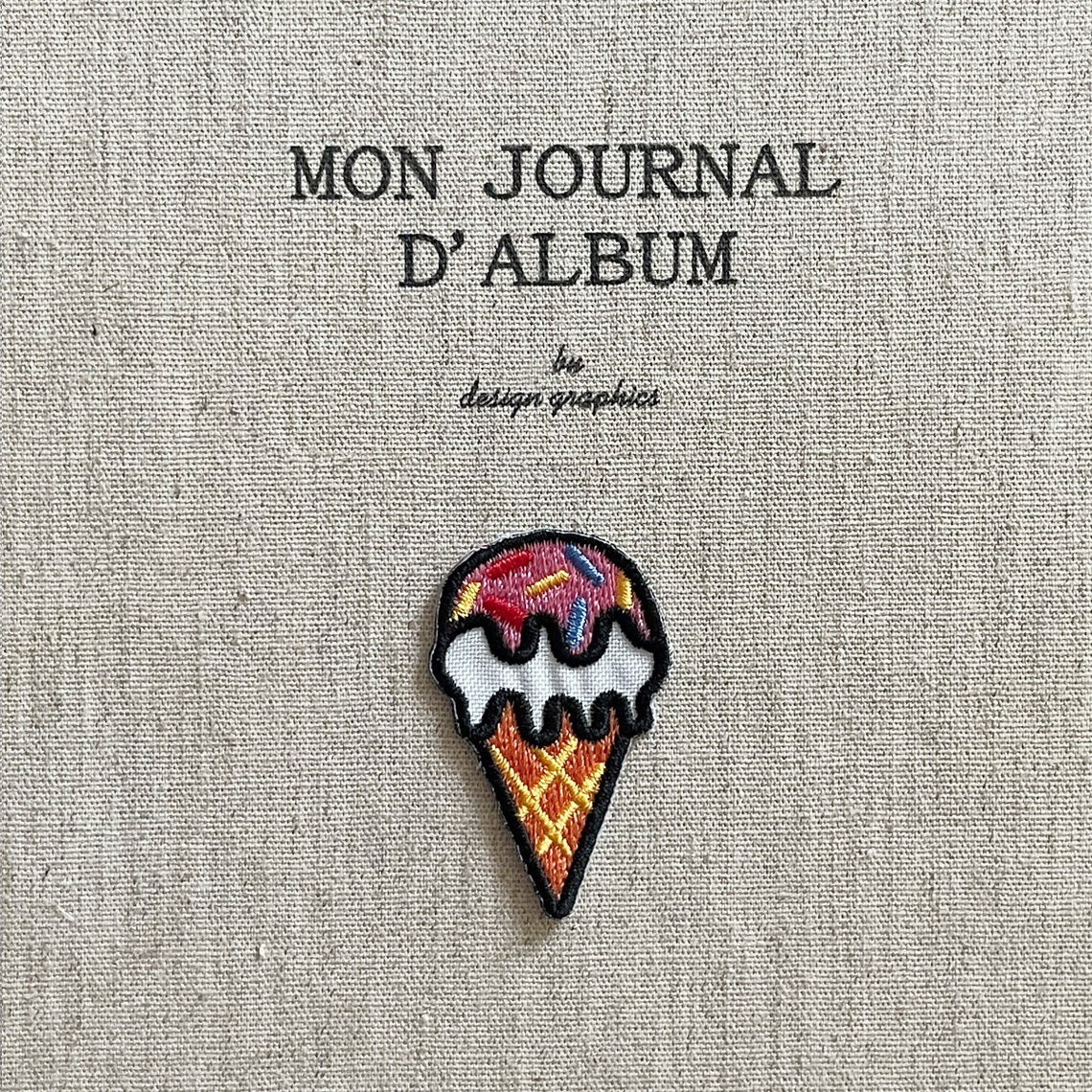 Ice Cream Patch Ice Cream Iron-on Patch Ice Cream Iron-on - Etsy