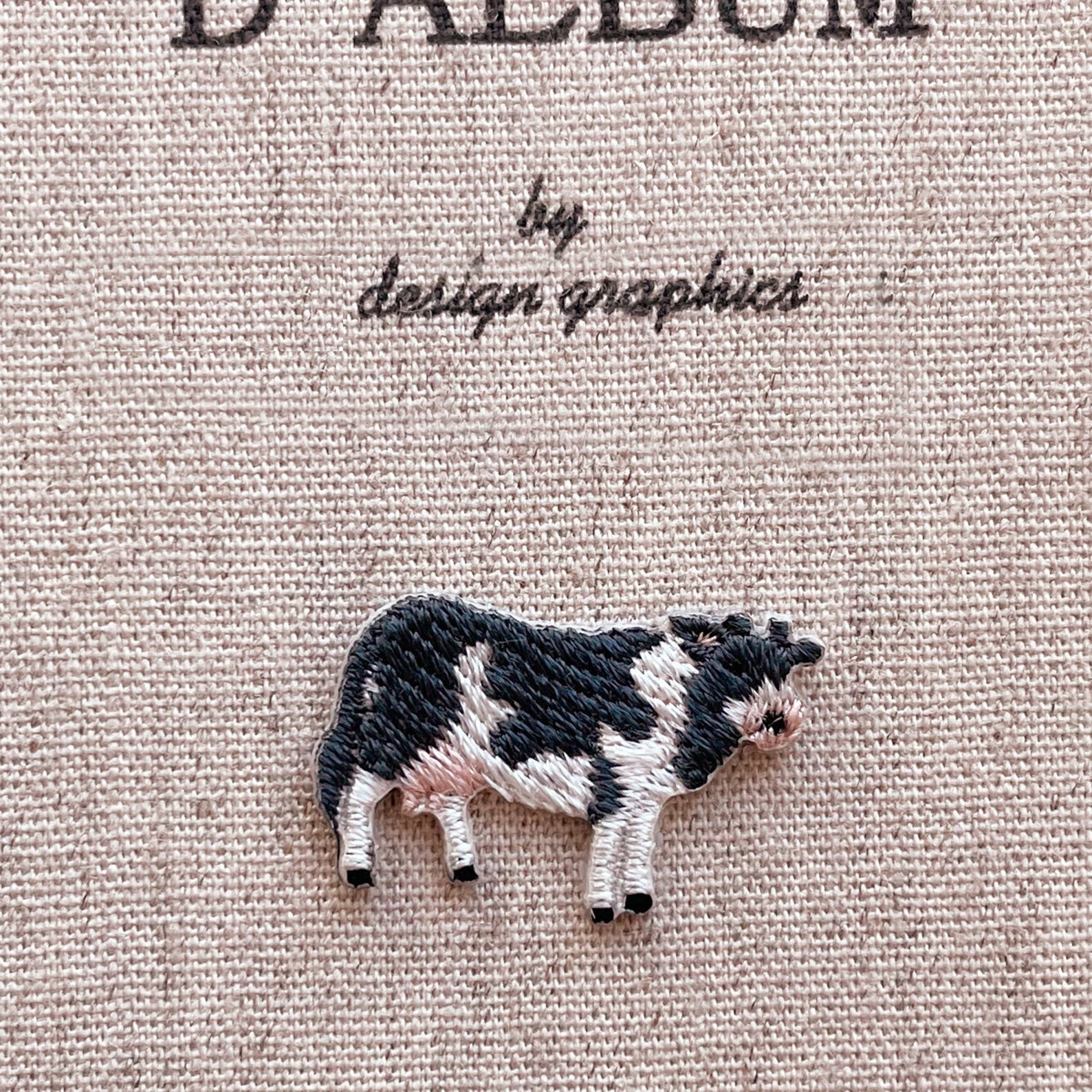 Tiny Cow Patch Small Cow Patch Cow Iron On Cow Applique - Etsy