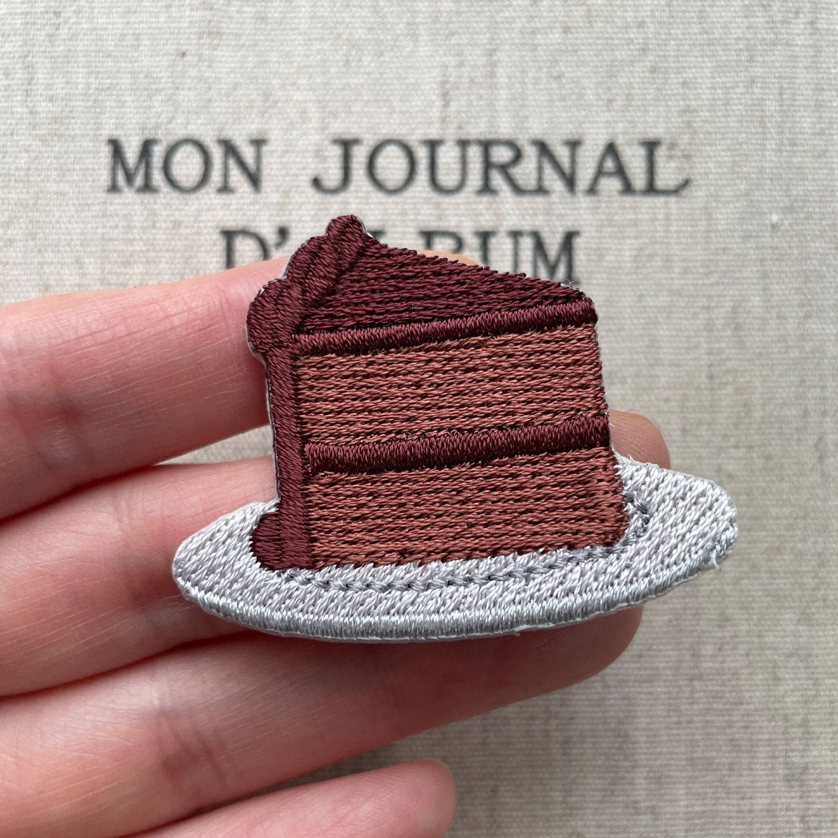 A Piece of Cake Patch Chocolate Cake Iron-on Patch Cake - Etsy