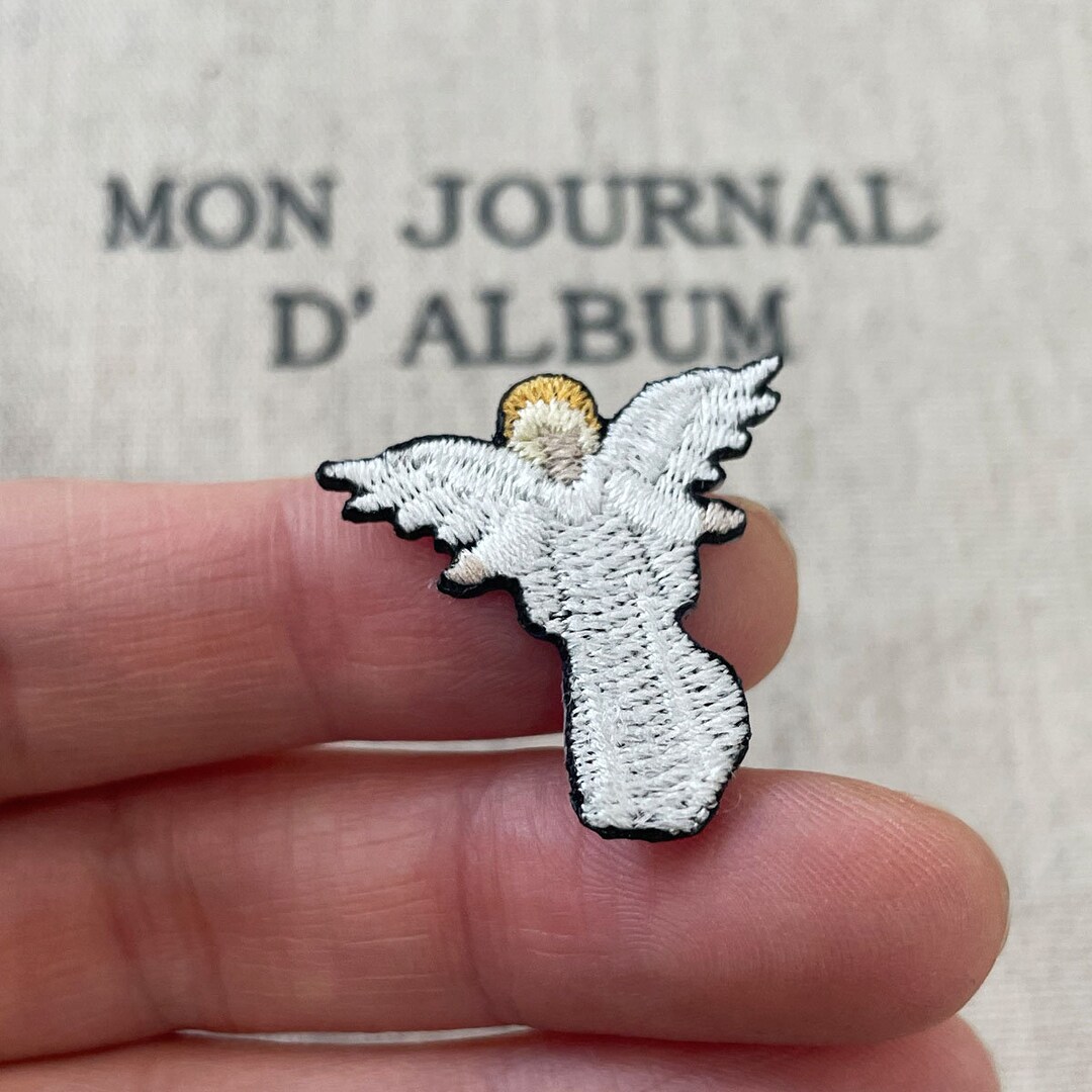 Tiny Angel Patch, Tiny Saint GABRIEL, Christian Iron On - Etsy