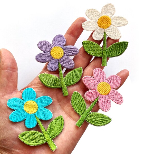 Daisy Iron on Patch - Etsy