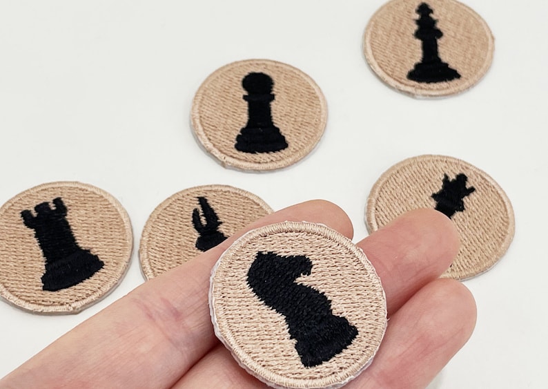 Chess Patch, Chess Embroidered Patch Iron-on, King/queen/bishop/knight ...
