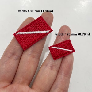 Tiny Scuba Dive Flag Patch, Scuba Dive Flag Iron-on Patch, Diver Fins ...