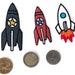 Rocket Patch, Rocket Space Iron-on Patch, Rocket Badge - Etsy
