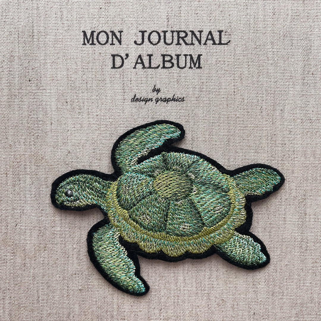 Turtle Patch, Turtle Iron-on Patch - Etsy