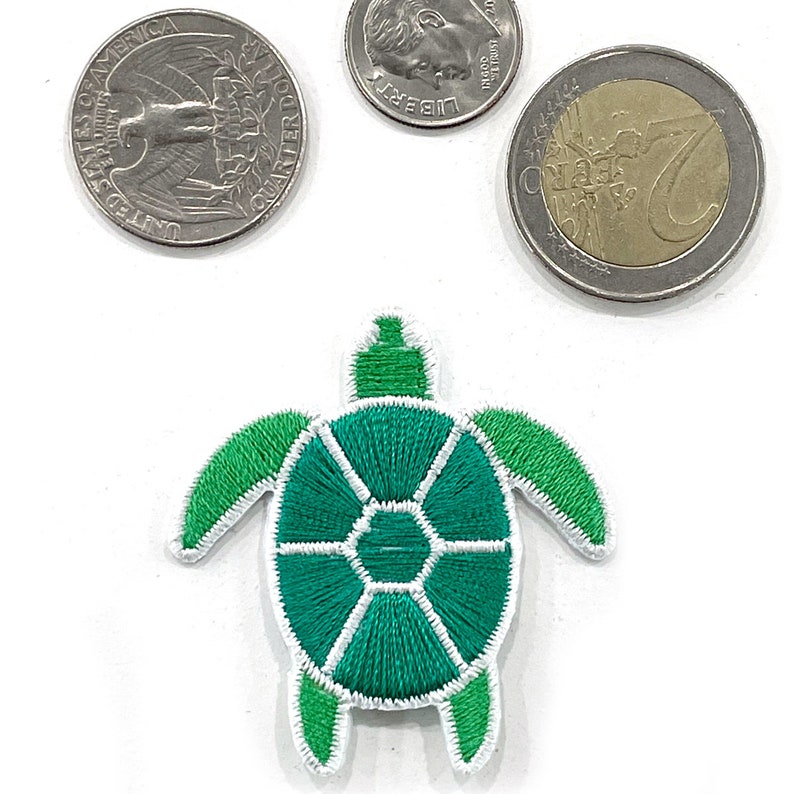 Turtle Patch Turtle Iron-on Patch Greenturtle Iron-on Badge - Etsy
