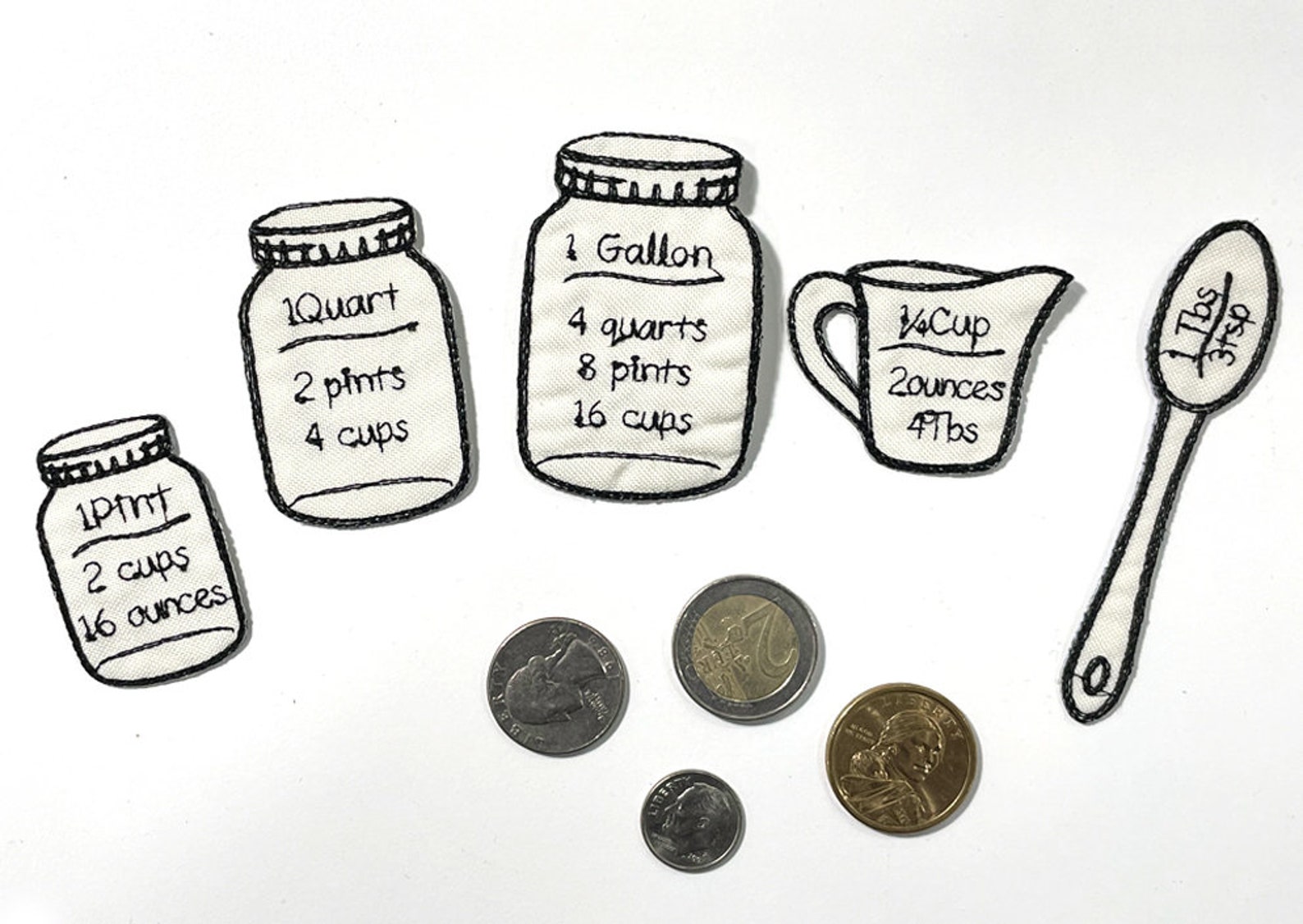 Measuring Cup Patch, Spoon Patch for Cooking Baking, Measuring Cup Iron ...