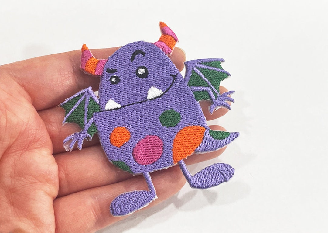 Monster Patch, Monster Iron-on Patch, Monster Embroidery Patch - Etsy