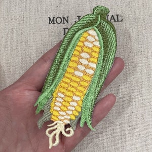 Corn Patch, Vegetable Patch, Garden Iron-on Patch, Food Iron-on Badge ...