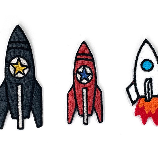 Rocket Applique - Etsy