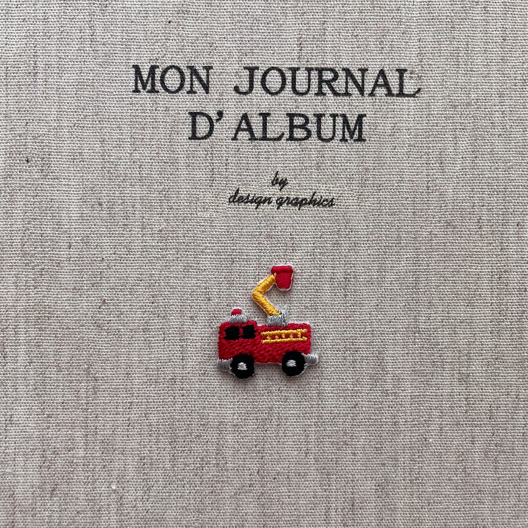 Tiny Fire Truck Patch, Fire Engine Iron-on Patch, Fire Engine ...