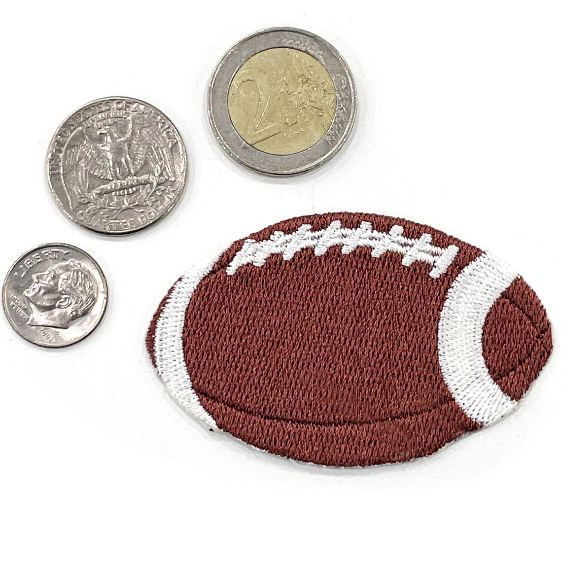 Football Patch, Football Iron-on Patch, Football Embroidered, - Etsy