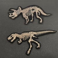 Dinosaur Allosaurus Embroidered Patch 2 Sizes Iron on or Sew On - Etsy
