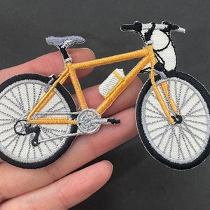 Bicycle Bike Patch, Bike Ride Iron-on Patch, Bicycle Embroidered - Etsy