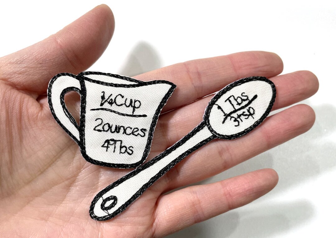 Measuring Cup Patch, Spoon Patch for Cooking Baking, Measuring Cup Iron ...