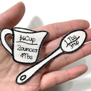 Measuring Cup Patch, Spoon Patch for Cooking Baking, Measuring Cup Iron ...