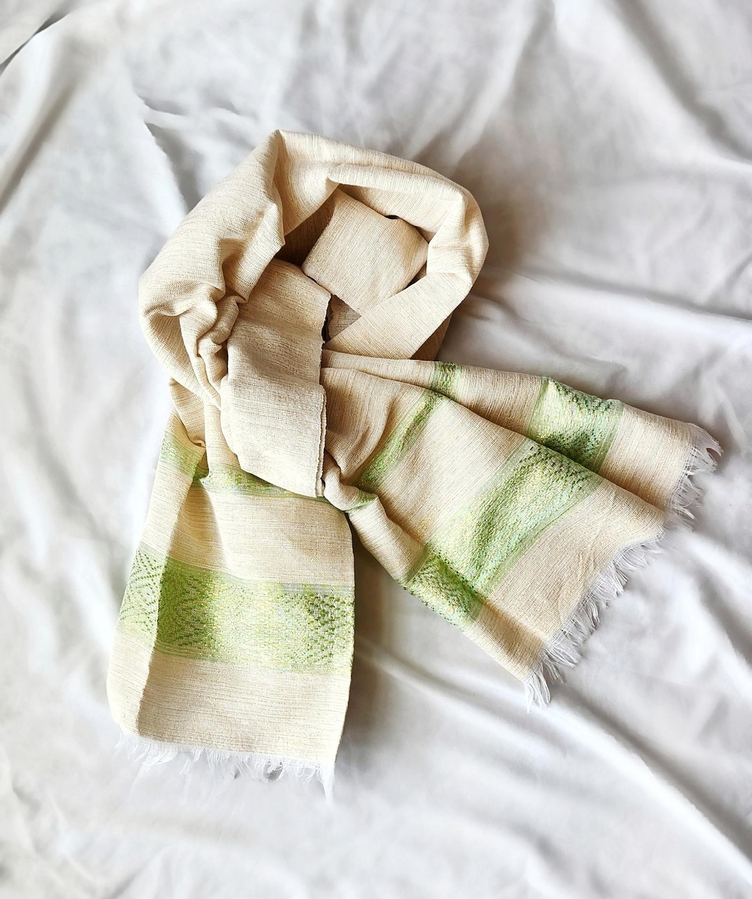 New Hand Woven Traditional Ethiopian/habesha Scarf/shawl With Unique ...