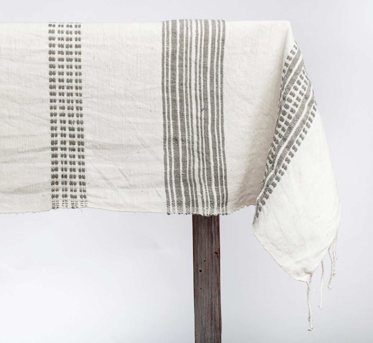 Traditional Ethiopian Cotton Tablecloth – Handwoven Habesha Home Decor ...