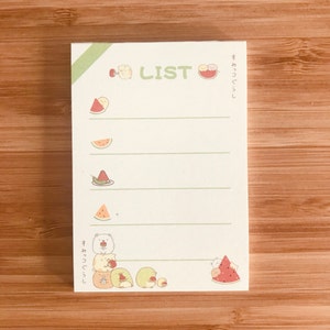 Memo Pads Journaling Cute Kawaii Sticky Notes Decor Notes Reminders ...