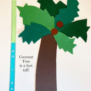 Chicka Chicka Boom Boom Large 24in. X 18in Felt Alphabet Tree for Toddler Preschool Flannel ...