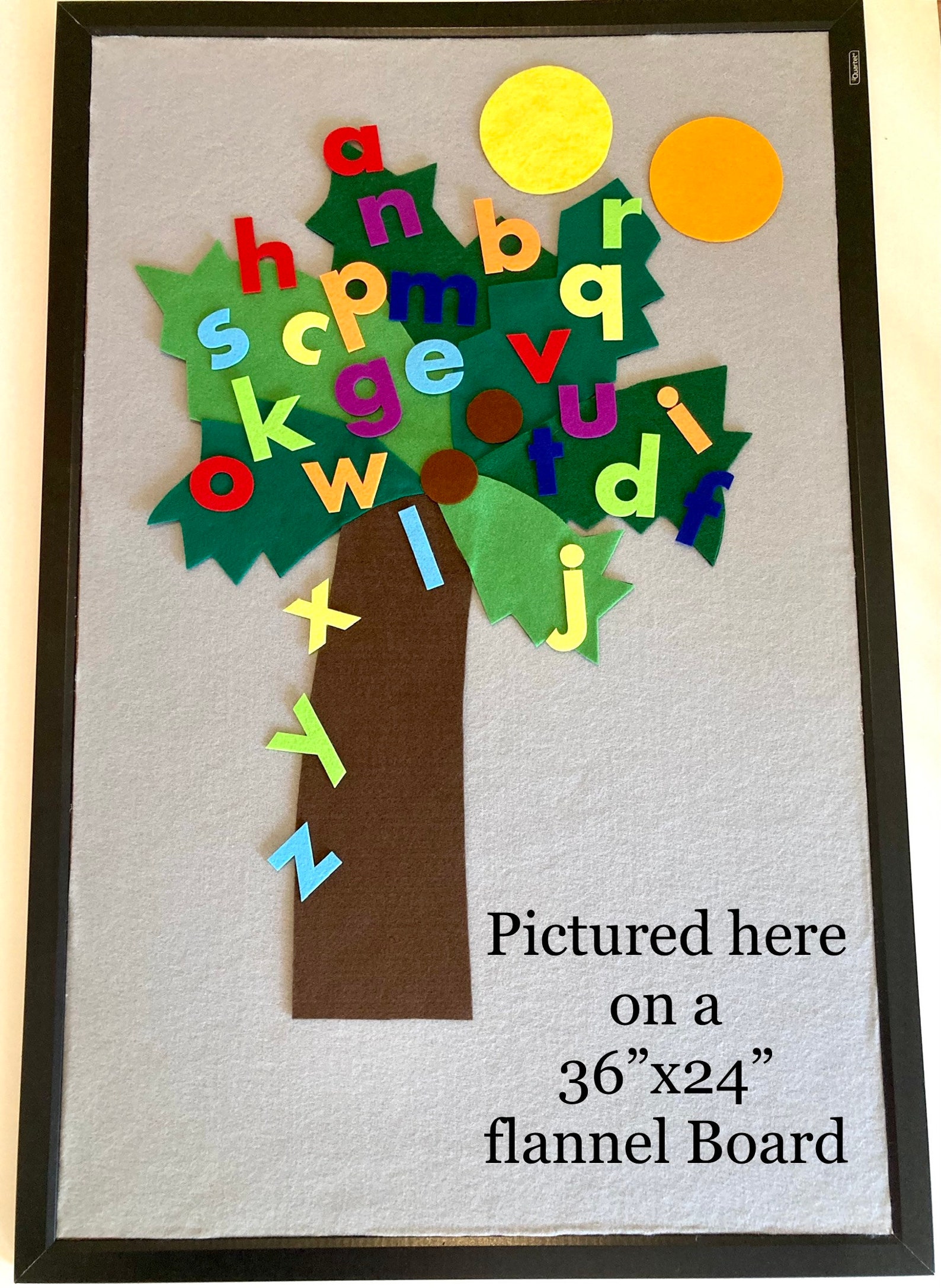 Chicka Chicka Boom Boom Large 24in. X 18in Felt Alphabet Tree for ...